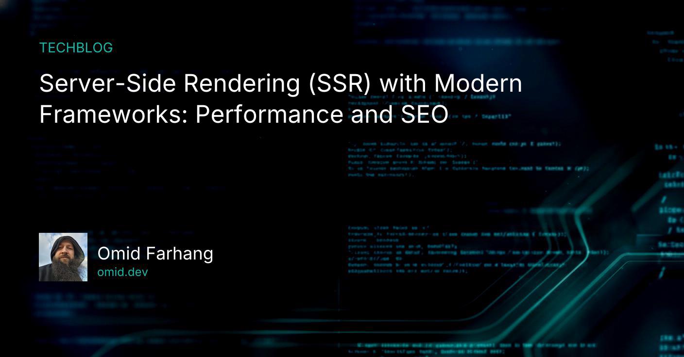 Server-Side Rendering (SSR) with Modern Frameworks: Performance and SEO ...